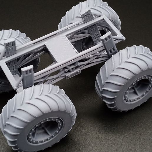 👹 Monster Truck modification kit・ STL File for 3D printing・Cults