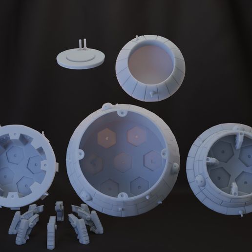 🦸 Dropship for Mechs what do battle, American Mecha Style・ 3D File for ...