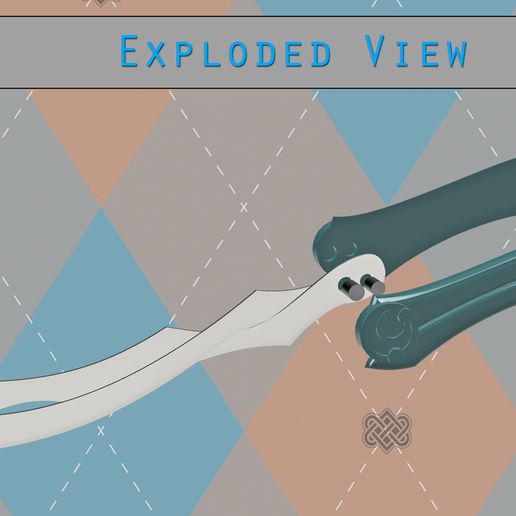 🐉 The Dragon Prince Inspired Rayla Dagger・ STL File for ・Cults