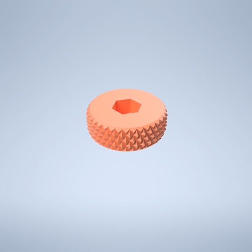 Free OBJ file Anet A8 Hotbed Nut Thumbwheel 🔩 (STEP)・Model to download ...