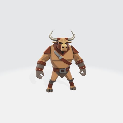 🏛️ Minotaur warrior・ 3D File for 3D printing, CNC machining - Laser ...