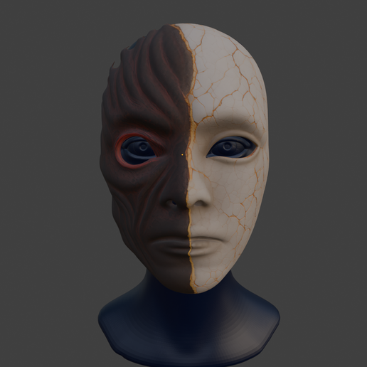 🎭 Blood Opera Mask・ STL File for 3D printing・Cults