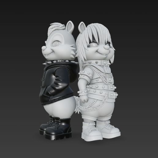 🐱 Rebel Cat Figurine – Stylized Streetwear Inspired Model・ STL File for ...