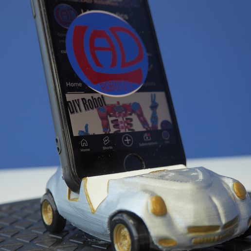 📞 Phone holder- Beetle Car version・ 3D File for 3D printing・Cults