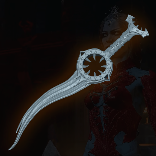 🗡️ Orin's Bloodthirst Dagger - BG3・ STL File for ・Cults