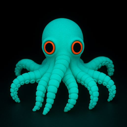 🐙 Articulated Octopus STL – Flexible 3D Printable Tentacle Toy – Cute ...
