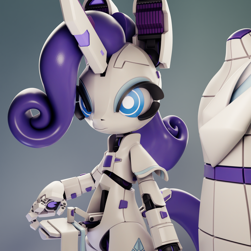 🪡 Sewing Bot "Rari 10" | My Little Pony・ 3D File for 3D printing・Cults
