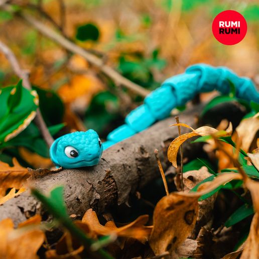 🐍 Flexi Articulated Snake・ 3D File for 3D printing・Cults