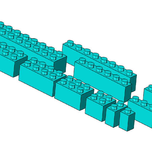STL file BrickBuilder Set: 44-Piece Compatible Bricks Collection 🧱 ・Design to download and 3D ...