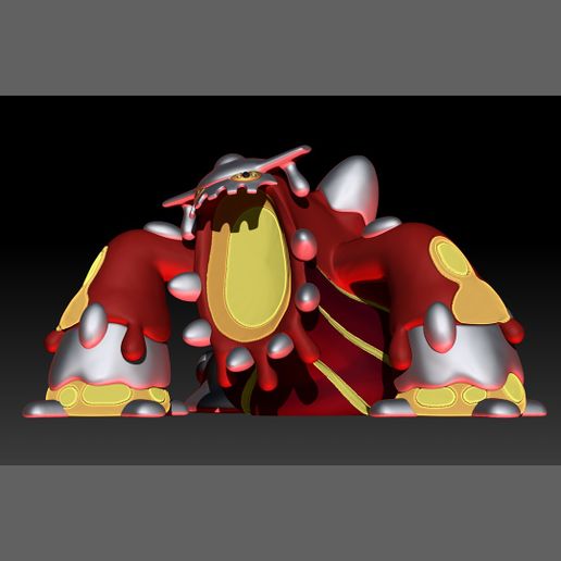 🐉 Pokemon Heatran Méga Evolution・Fichier STL pour Impression 3D・Cults