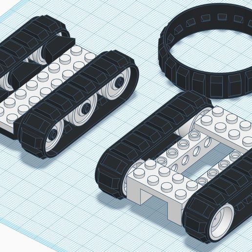 🛤️ Tiny Trak - Micro - Tracks build guide・Free 3D File for ・Cults