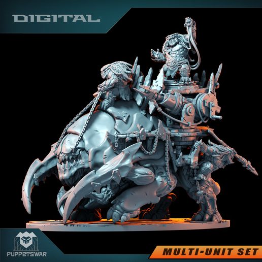 🎲 Orc Tracker Battle Platform・ 3D File for 3D printing・Cults