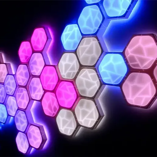 Descargar archivo 3D gratis HexaLeaf - Led Light Panels 🔦 ・Modelo para ...