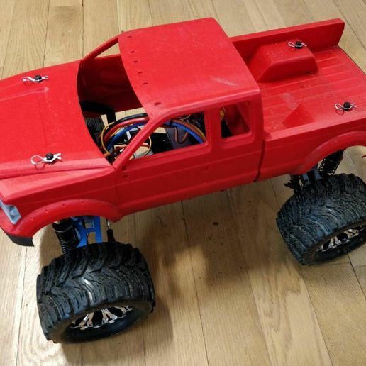 🚁 MyRCCar MTC body posts・Free STL File for ・Cults