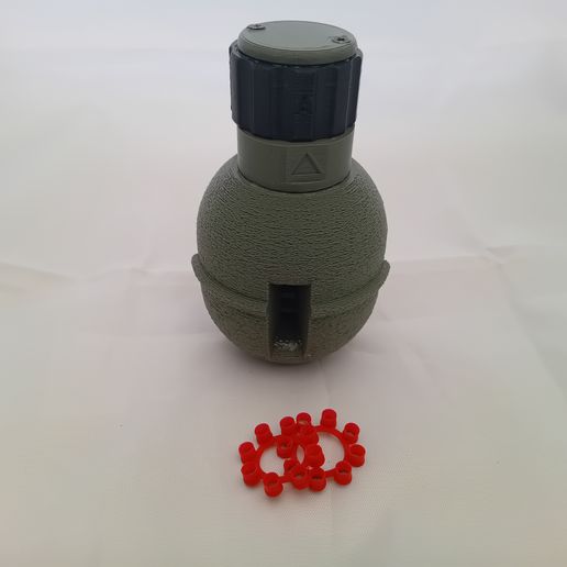 🔫 Airsoft Grenade Impact Cap Twist Head Fuze Cap Gun Ring RGD-5 Style ...
