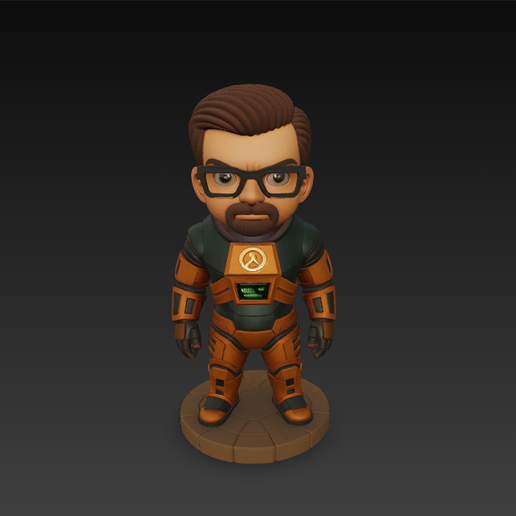 🦸 Gordon Freeman・ STL File for 3D printing・Cults