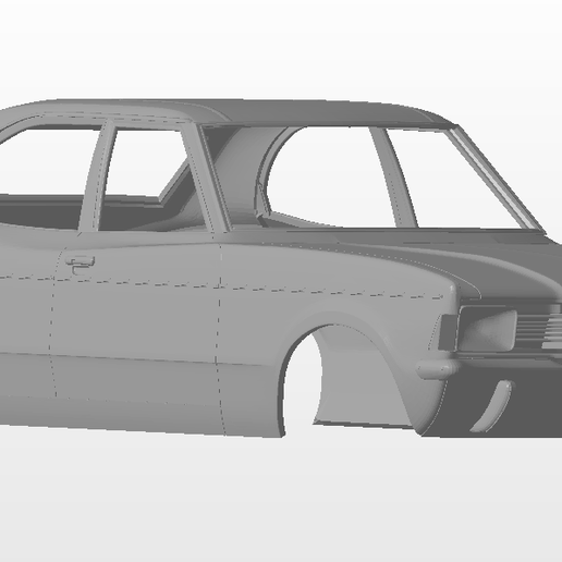 🚙 1:24 Ford Cortina TD - "Scale-bodies"・ STL File for 3D printing・Cults