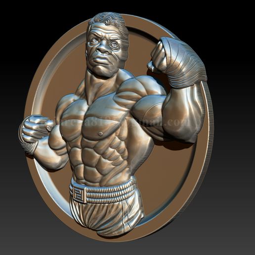 3D file MMA and WWE Fighter Relief Model 👨 ・3D printing design to ...