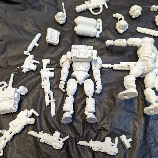 💂 Imperial Guard Action Figure・Free STL File for 3D printing・Cults