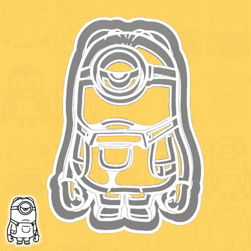 🍪 Minions / Despicable Me cookie cutters - banana party set / bundle ...