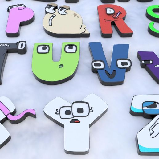 🎲 Alphabet Lore・ 3D File for 3D printing・Cults