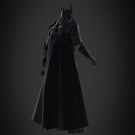 🪖 LOTR Dark Lord Sauron Full Armor and Mace for Cosplay・ 3D File for 3D ...