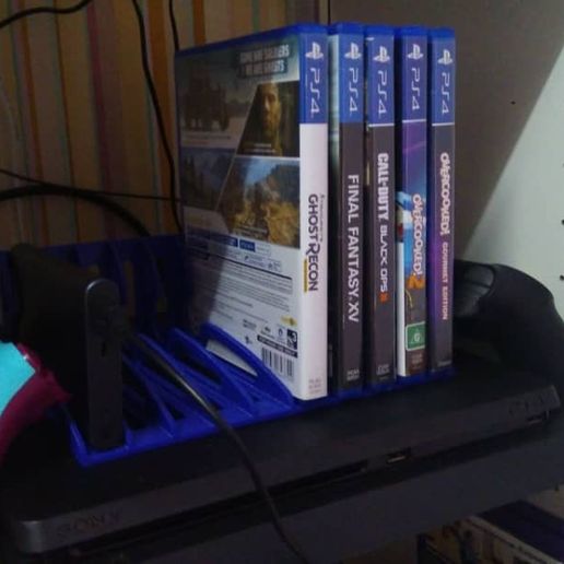🎮 PlayStation 8 PCS DVD Rack・ 3MF File for 3D printing・Cults