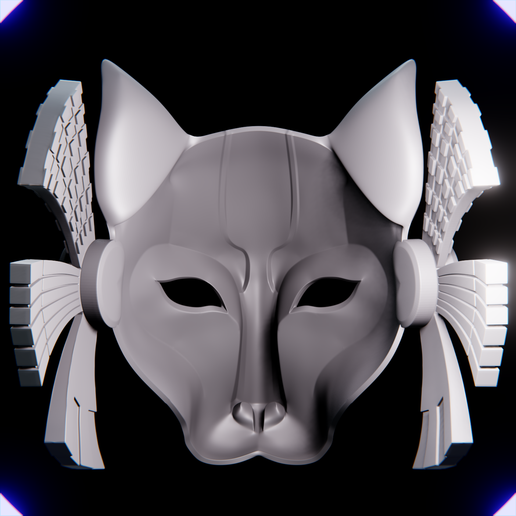 🐱 BASTET MASK V4 WITH SOME INSPIRATION FROM STARGATE・ STL File for ・Cults