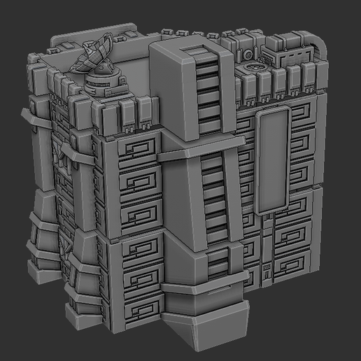 🏗️ Comms Building・ STL File for 3D printing・Cults