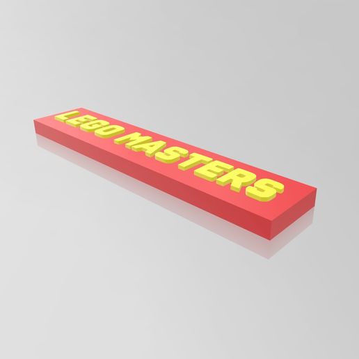 STL file LEGO MASTERS LOGO 🧱 ・3D print object to download・Cults