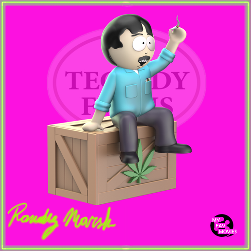 STL file Randy Marsh Weed Box 📦 ・3D printable design to download・Cults