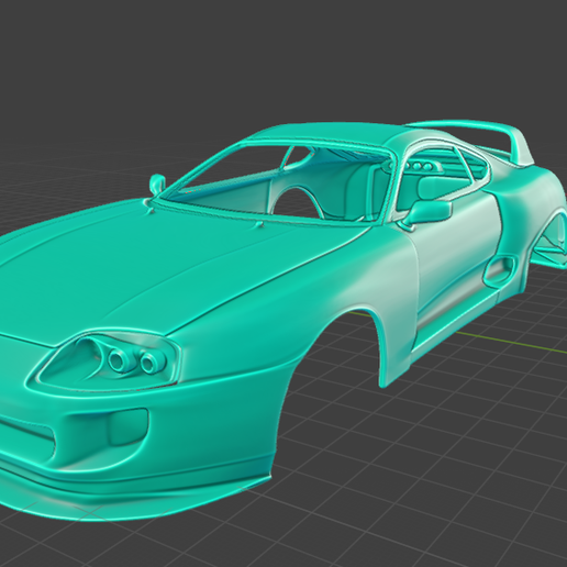 🐚 (1:18) LDRC Body Shell Supra WideBody MK4 (BigDaddy bodykit)・ 3D File ...