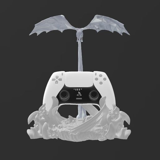 🧊 Controller Holder PS5 Ice Dragon Game Of Thrones・ STL File for 3D ...