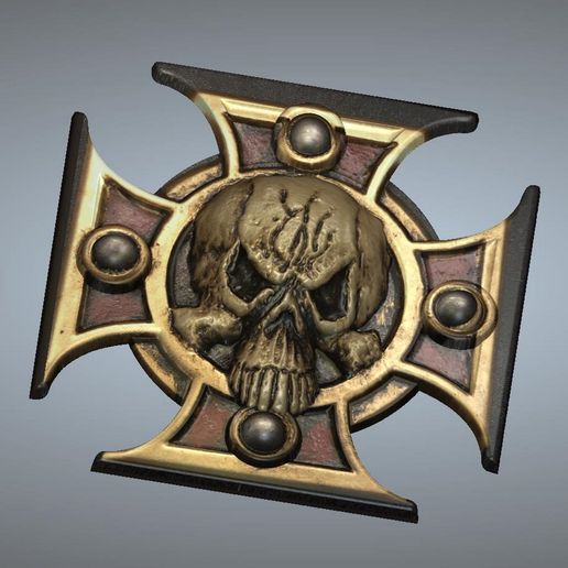 Crux Terminatus protective cross honors v03 3d-print and cnc・ STL File ...