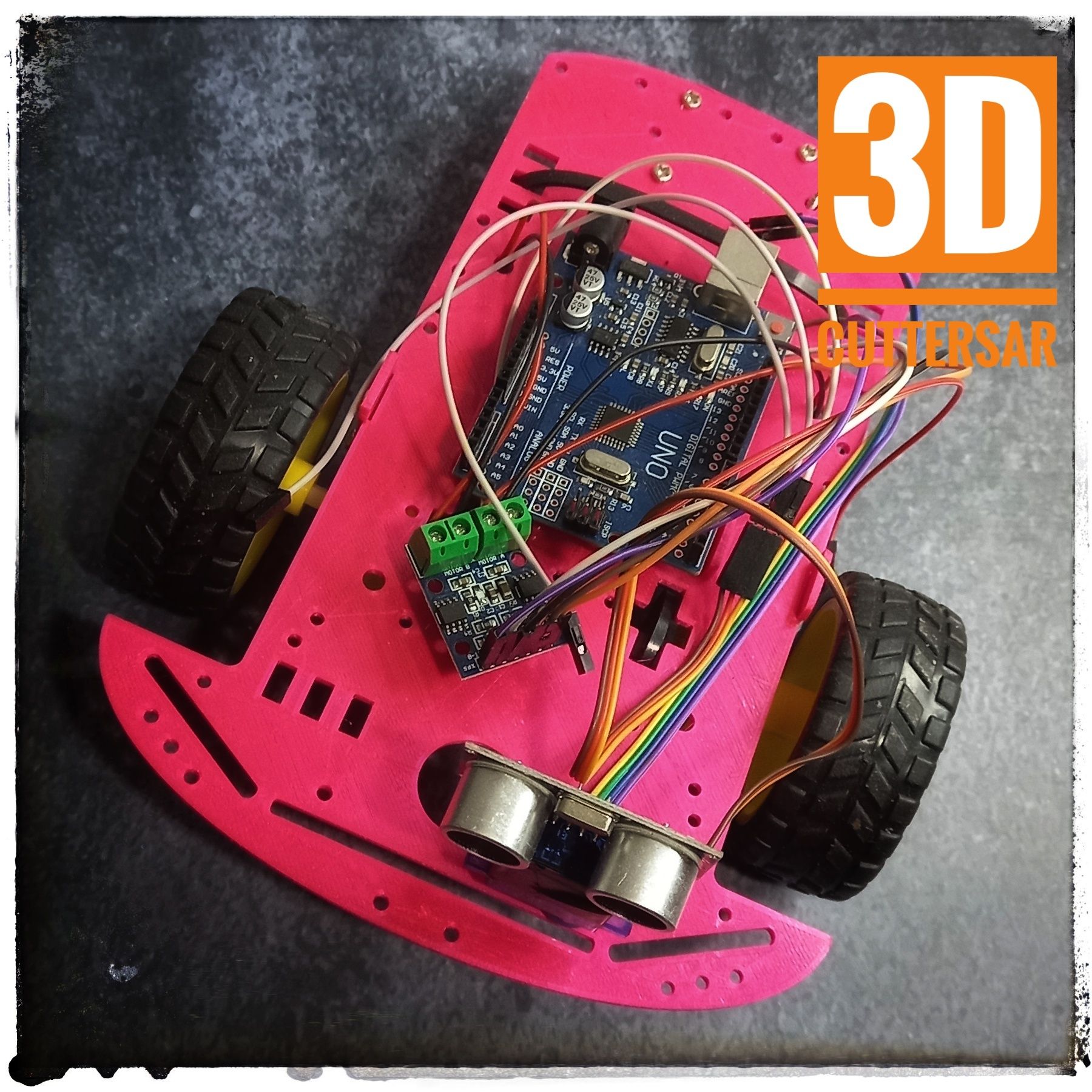 Download Stl File Arduino Robot Chassis • 3d Print Template ・ Cults