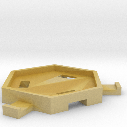 🎲 Hexlock carrier base tile expandable hex board system・ STL File for ...