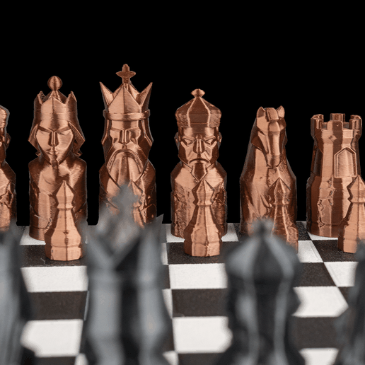 ♟️ King’s Mind – Chess Set・ 3D File for 3D printing・Cults