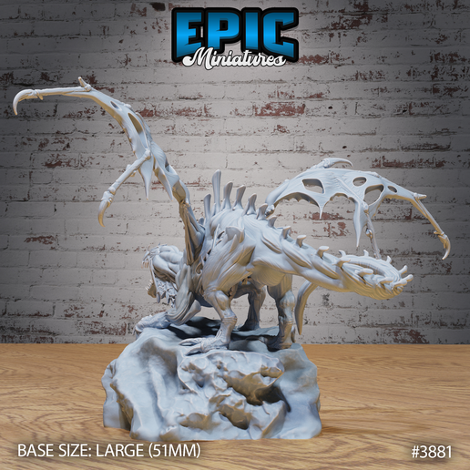 🐉 Rotting Young Dragon Set ‧ DnD Miniature ‧ Tabletop Miniatures ...