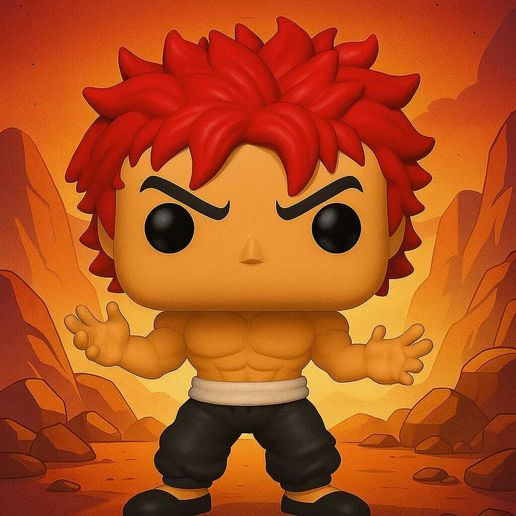 💬 Yujiro Hanma Funko-Style 3D Model – Ready to Print STL・ STL File for ...