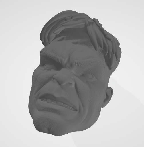 STL file HULK HEAD 🦾 ・3D printable model to download・Cults