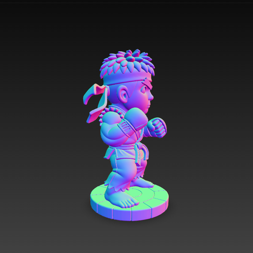 🥋 Ryu・ STL File for 3D printing・Cults