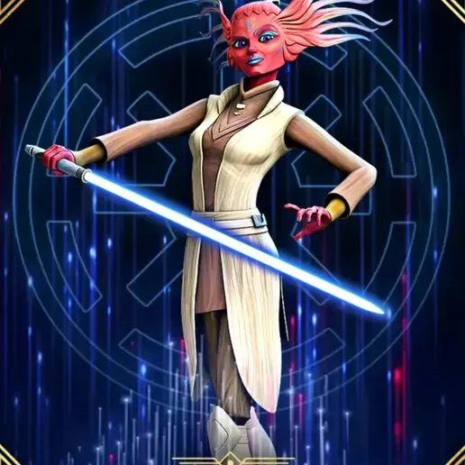 ⭐ Star wars Clone wars articulated JEDİ tiplar tiplee 3D print model ...