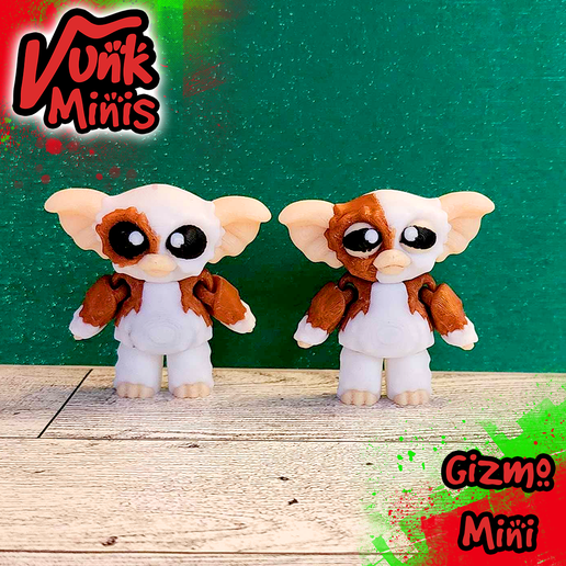 🗝️ Mini Gizmo MultiColor Flexi・Free 3MF File for 3D printing・Cults