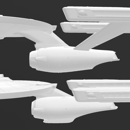 🖖 Federation Mogami Class Heavy Cruiser・Free 3D File for 3D printing・Cults