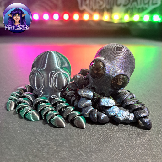 👶 Baby Octopus - Articulated Octopus・ 3D File for 3D printing・Cults