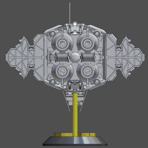 👾 500mm (1/3400) Babylon 5 Omega Class Destroyer (and Nova conversion ...