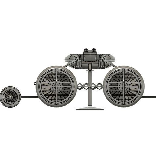 3D file Star wars Pod raceer mawhonic speeder ⭐ ・3D printable model to ...
