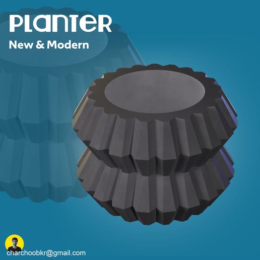 Free STL file Planter 1 🪴 ・3D print object to download・Cults