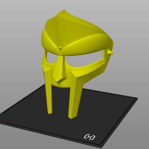 🎵 MF DOOM MASK・ STL File for ・Cults