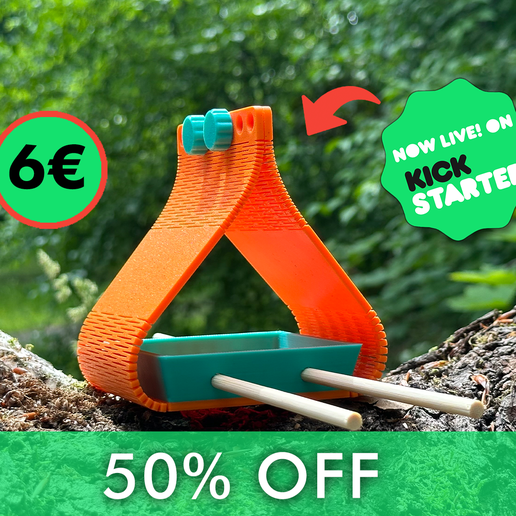 🪶 Feather Fold: The Living-Hinge Bird Feeder・Free STL File for 3D ...